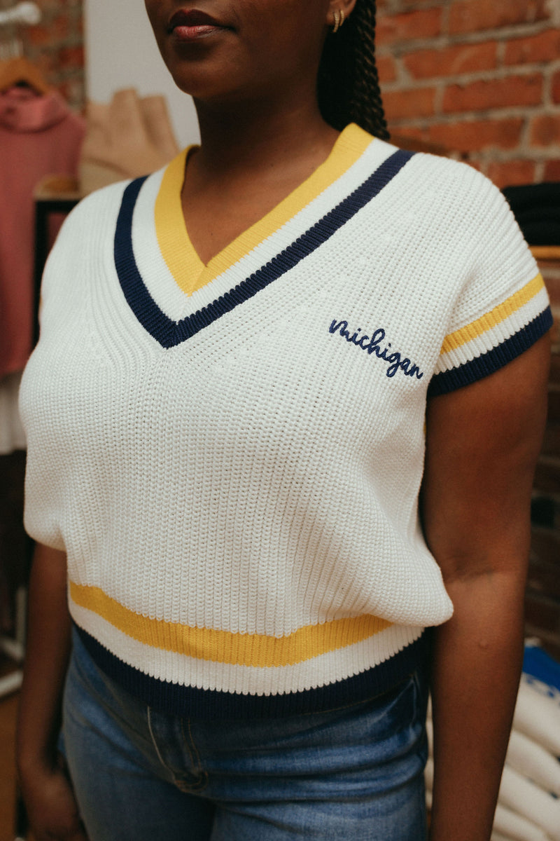 Michigan Sweater Vest – Ferne Boutique