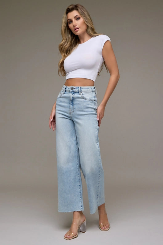 Nori Clean Stretch Wide Leg Jeans – Ferne Boutique